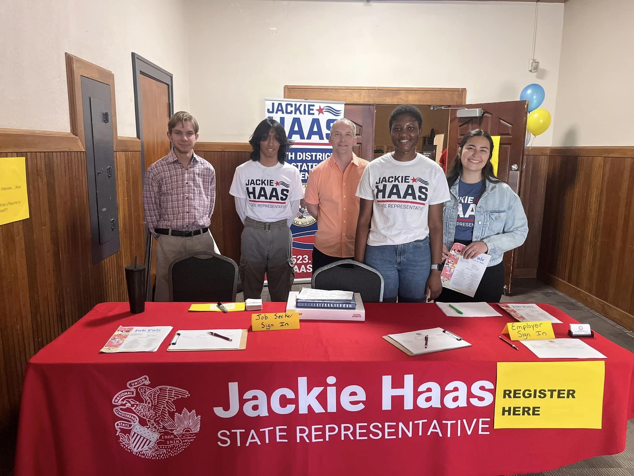 PHOTOS: Rep. Haas Hosts Job Fair in Kankakee - Jackie Haas